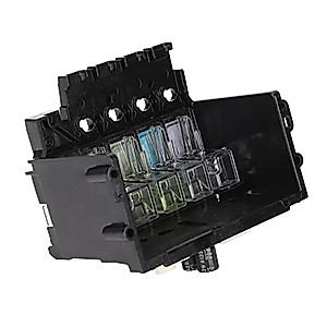 PUSOKEI Printer Printhead, Print Head Replacement for HP OfficeJet 6600/6100/6700/7110/7510/7512/7610/7612 Printer, Color Print Head with Upgrade Chip, Black