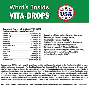 OASIS # 80061 Guinea Pig Vita Drop, 2-Ounce