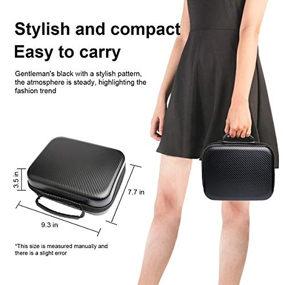 Bysameyee Original LCD Digital Microscope Carrying Case, Ultra Big Size Storage Bag Box for USB/WiFi/LCD Screen Handheld Portable Microscope Camera Endoscope Magnifier Pocket Microscope