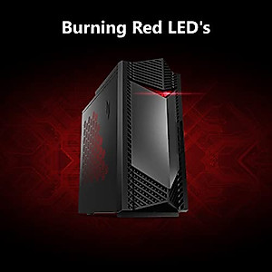Acer Nitro 50 N50-650-UR12 Gaming Desktop | 13th Gen Intel Core i5-13400F 10-Core Processor | NVIDIA GeForce RTX 3050 | 16GB 3200MHz DDR4 | 1TB PCIe Gen 4 SSD | Intel Wi-Fi 6E AX211 | Windows 11 Home