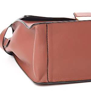 Fendi Kan U Rust Brown Calfskin Leather Large Shoulder Bag 8BT314