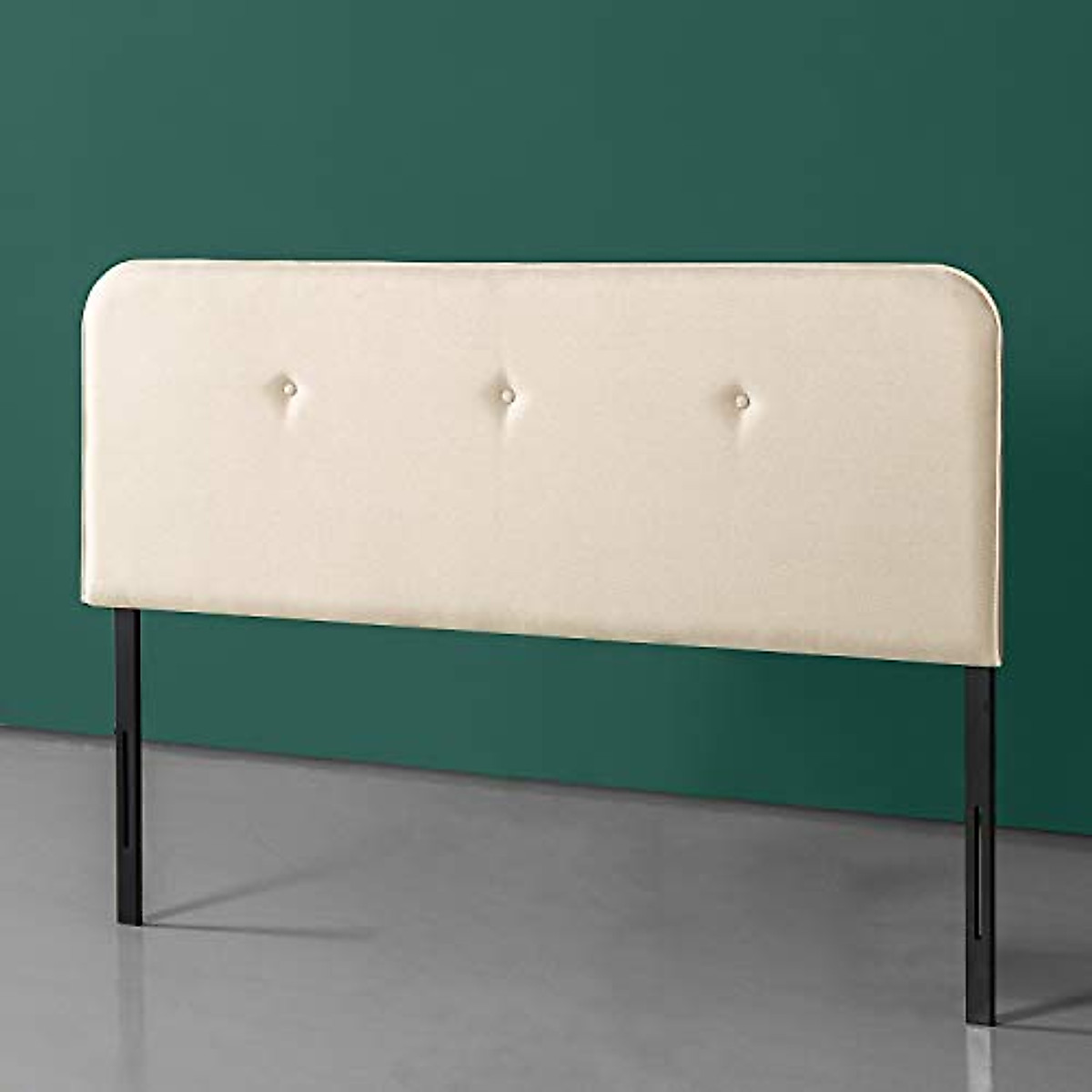 ZINUS Wendy Upholstered Headboard / Button-Tufted Upholstery / Easy Assembly, Taupe, Queen