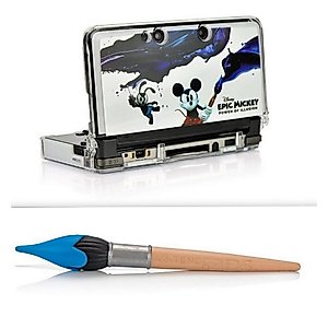 Epic Mickey Crystal Armor & Paintbrush Stylus Character Kit (Nintendo 3DS, Does not fit 3DS XL)