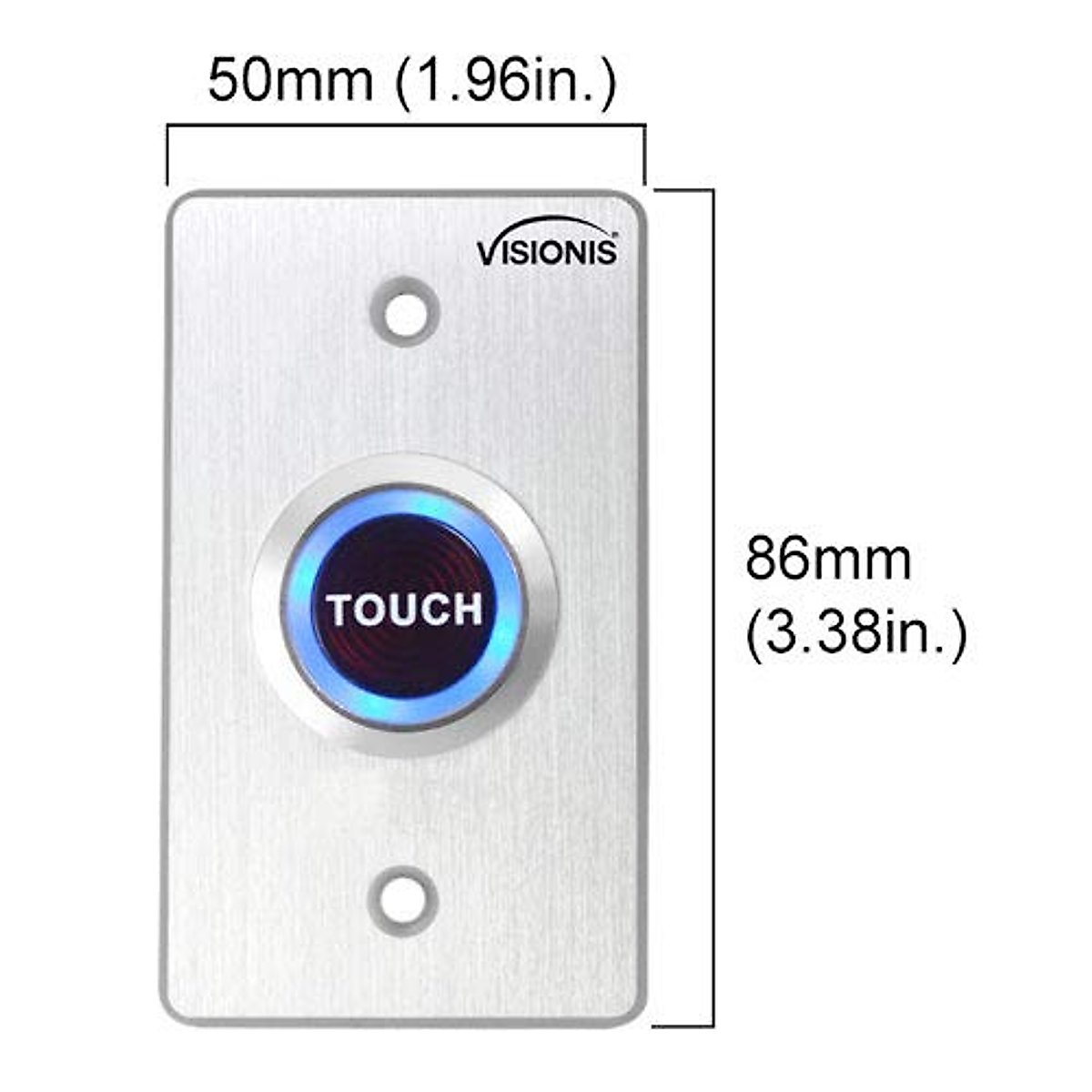 Visionis FPC-5292 One Door Access Control in Swinging Door 600lbs Maglock with VIS-3000 Outdoor Keypad/Reader with Mini Controller, No Software, EM Card, 1000 Users, Wireless Receiver with PIR Kit