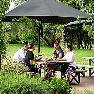 SENENQU 6PCS Patio Table Umbrella Hole Ring Umbrella Cone Wedge Plug Umbrella Stabilizer Sleeve, Silicone Umbrella Thicker Hole Ring Plug for Outdoor Patio Garden Beach Table Umbrella Plug