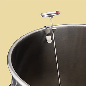 Meat Candy Deep Fry Thermometer - 2" Dial Thermometer 12" Long Stainless Steel Stem Cooking Thermometer for Grill, Turkey, BBQ