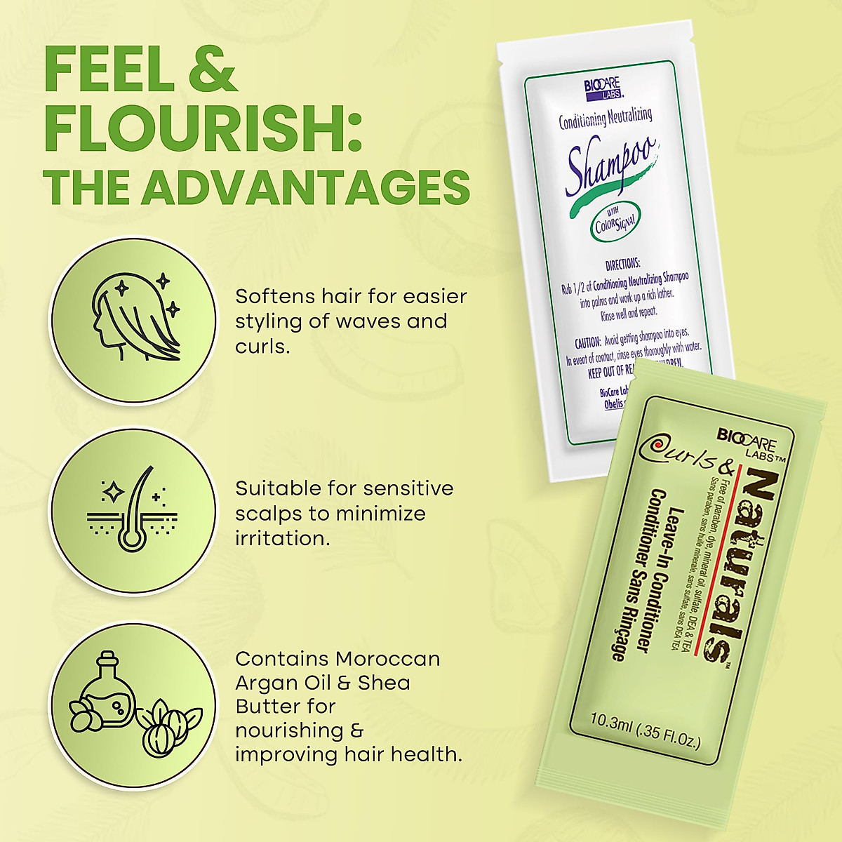 Curls & Naturals Texturizer Hair Softener with Moroccan Argan Oil