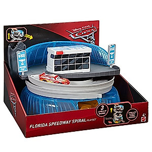 Disney Pixar Cars 3 Florida Speedway Spiral Playset