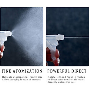 Amber Spray Bottle Cleaning Spray Bottles,Healthy Plastic, 32oz Spray Bottle For Hair&Hand&Clothe&Bathroom&Plant, Empty Mister Refillable Spray Bottles With ET,Essential Oil,Water,etc.(2 pack)