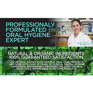 Dale Audrey Ayurvedic Oil Pulling for Teeth and Gums | Organic Cinnamon Flavored Oral Rinse Mouthwash | Natural Essential Oils for Bad Breath | Teeth Whitening and Fresh Breath | (8Oz)