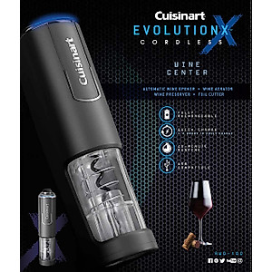 Cuisinart RWO-100 EvolutionX Cordless 4-in-1 Wine Opener
