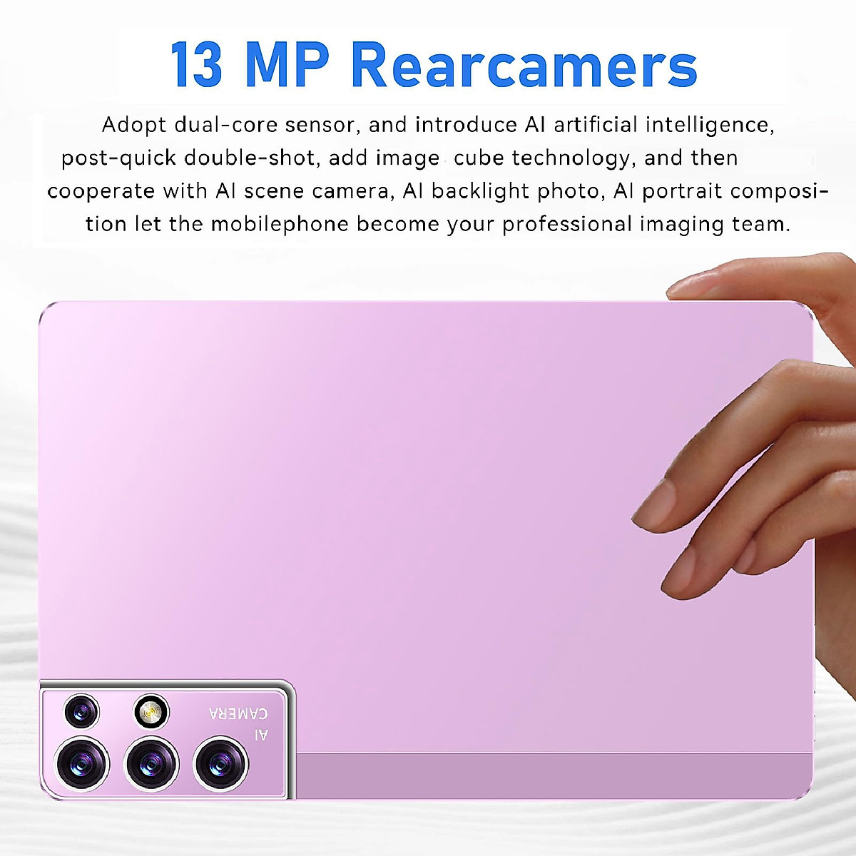 10.1in FHD, 4GB RAM, 64GB ROM, Dual Camera, 8800mAh, 5G WiFi, Office Tablet with Keyboard Mouse (US Plug)