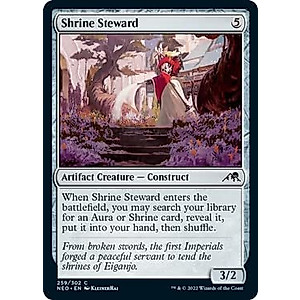 Magic: the Gathering - Shrine Steward (259) - Foil - Kamigawa: Neon Dynasty