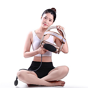 BailingDS Portable Neck Pillow for Neck Care Air Cushion Neck Traction Neck Pillow Portable Neck Neck Traction Device Cervical Neck Care Device Cervical Traction (Gold)