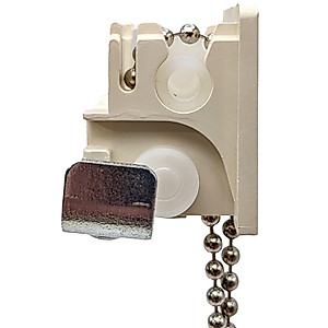 Springs Window Fashions Graber Bali G85 Control End Chain Drive Mechanism for DuraVue and Duralite Vertical Blinds