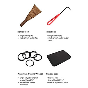 15 Pieces Bonsai Tree Kit, Bonsai Tools Set, Carbon Steel Scissor Cutter Shear, Perfect Gardening Trimming Tools