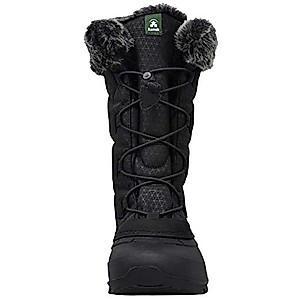 Kamik Women's Momentum 2 Snow Boot, Black/Black/Black, 8 W US