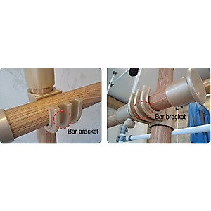 Prince Hanger, Premium Wood Double 2 Tier Hanger, Clothing Rack, Closet Organizer, Wood Color, Sturdy, PHUS-1032, Made in Korea