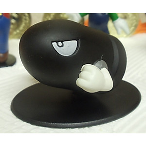 Mario Brothers Birthday Party 22 Piece Mario Birthday Cake Topper Featuring Mario, Luigi, Bullet, Toad, Mushroom, Goomba, Koopa, Shy, Bomb, Lakitu Spiny, Mario Coins, Large Bomb, and 6 Mario 1"