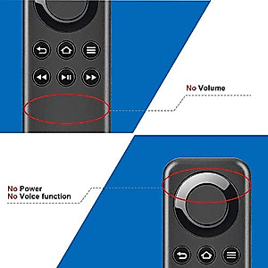 New CV98LM Replacement Remote Compatible with Amazon Fire TV Stick and Amazon Fire TV Box W87CUN CL1130 LY73PR PE59CV DV83YM CE0700 S3L46N E9L29Y EX69VW LDC9WZ A78V3N Without Voice Function