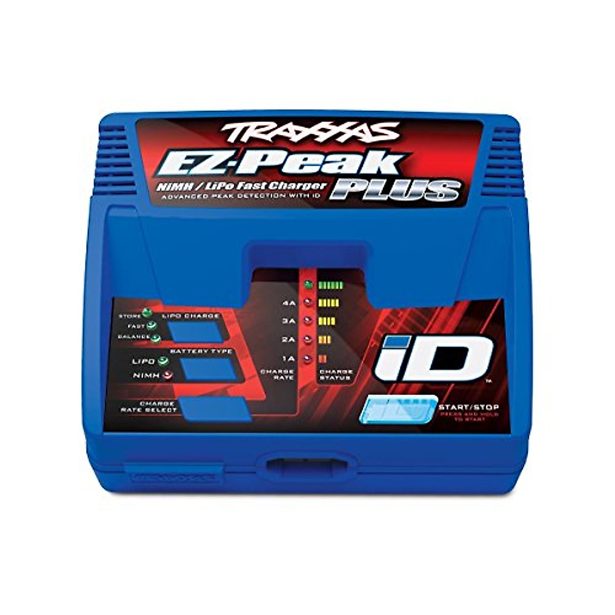 Traxxas 2970 EZ-Peak Plus 4-Amp NiMH/LiPo Fast Charger with ID Auto Battery Identification Vehicle