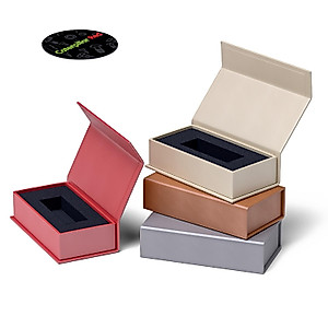 4X Magnetic USB Presentation Gift Boxes, Cream/Red/Grey/Orange Colours, Flash Drives, Removable Drives, 4, Wedding USB Box