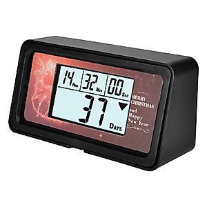 Runleader Digital 9999 Days Timer,Countdown Tracking,Target Event Reminder,Backlight Display,Battery Replaceable for Vocation Retirement Meeting Anniversary Graduation Wedding Premiere(Black).