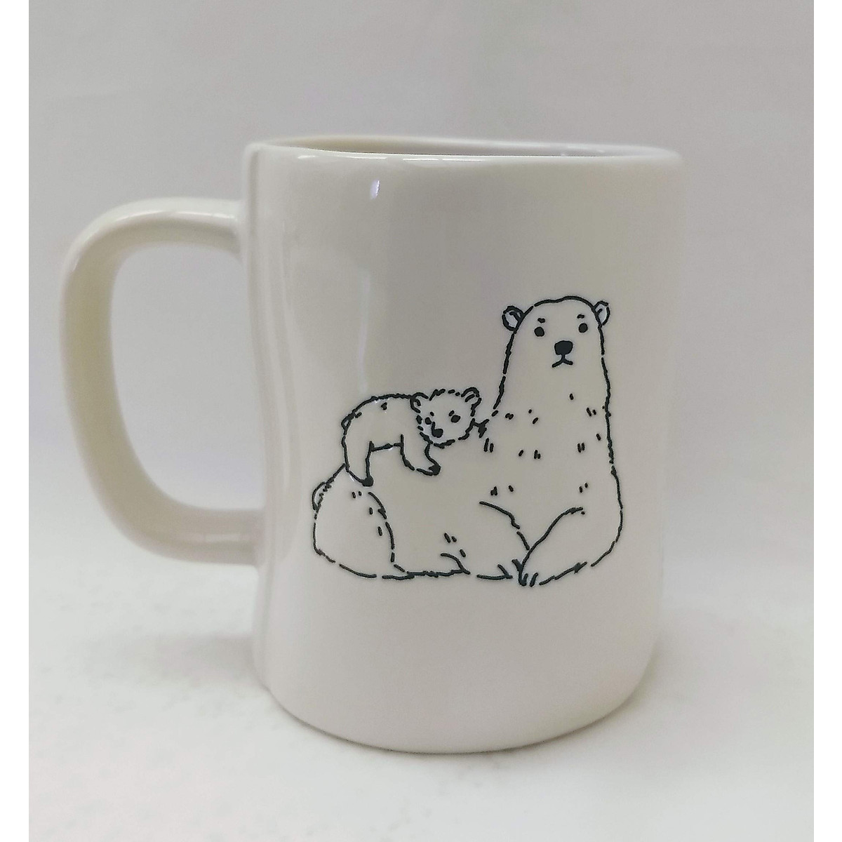 Rae Dunn by magenta MAMA BEAR double sided ceramic tea, coffee, soup Mug - 2020 Limited edition.