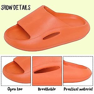 Yinbwol Kids House Slippers Sandals Non-Slip Shower Slippers Bathroom Beach Pool Water Shoes for Girls and Boys(Toddler/Little Kids)
