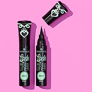 essence | Lash Princess Eyeliner Pen | Smudge Proof & Easy to Use | Vegan & Cruelty Free | Free From Parabens-Fragrance & Microplastic Particles (Black)
