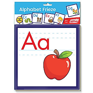 Junior Learning Alphabet Frieze - Print, The Science of Reading Supplementary Resource Wall Border, Poster, for Classroom or Home School use, for Ages 5+, Grade K