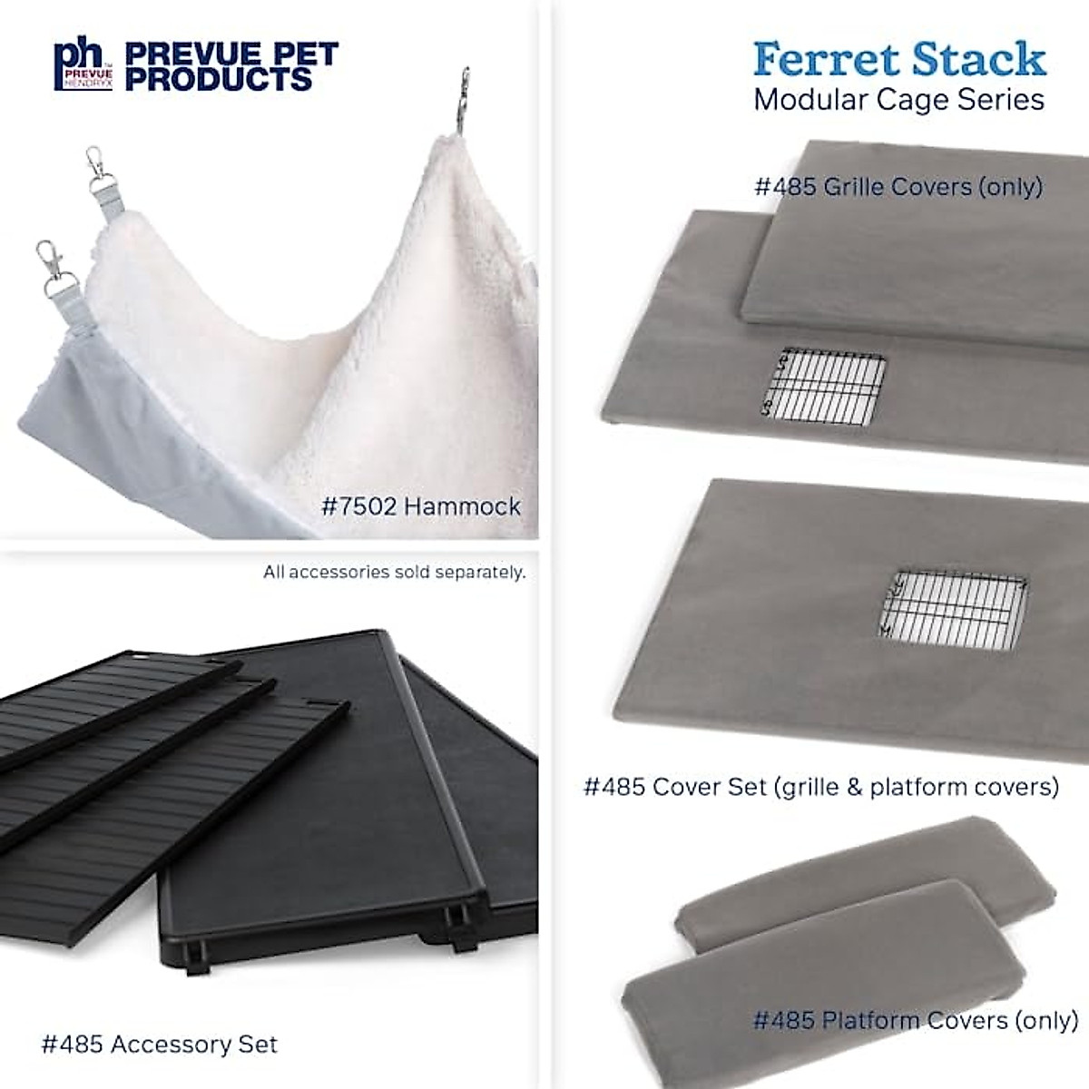 Prevue Pet Products Ferret Stacking Cage Add-On Unit, Fits Prevue Ferret Stack Cages