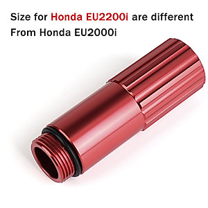 Bundle Two Items: BougeRV Generator Oil Funnel and Oil Dipstick and Generator Cover, Fit For Honda EU2200i
