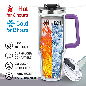 Personalized Mom Gifts for Mothers Day Birthday, Custom Hoiding Mom's Hand 40oz Tumbler with Name, Customized Mother's Day Gifts for Mom from Daughter Son Kid, Grandma Present, Travel Coffee Mug Cup