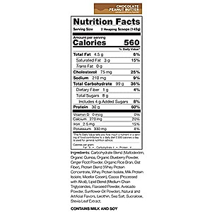 Rivalus Nutrition Clean Gainer - Chocolate Peanut Butter, 5lbs