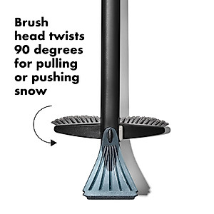 OXO Good Grips Extendable Twister Snow Brush with Ice Scraper