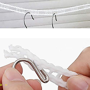 Foshine 2 Pack Clotheslines 1.64ft Length Camping Clothesline Clothes White Purple Drying Rope Portable Windproof Travel 5m Clothesline for Indoor Outdoor Laundry Perfect Windproof Clothes Line