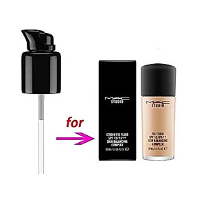 Sohynca 2pcs Replacement Pump for Bottle Compatible with Both Mac and Double Wear(Black)