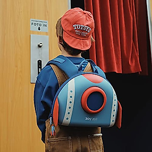 Zoy zoii Toddler Backpack for Boy, Kids Mini Battleship Backpack Gift, Preschool Kindergarten Travel Bag for 2-5 Years