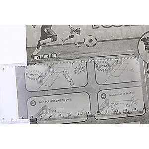 SQXBK Magnifier Bookmark 2PCS Blue MagnifyingFresnel Lens Bookmarks with 6Inch Ruler