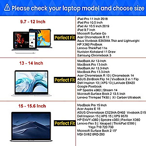 Laptop and Tablet Shoulder Bag Briefcase 11.6 12 12.5 Inch for iPad Pro 13/12.9, iPad Air 13, iPad Pro 11, Surface Pro 11 10 X 9 8 7, Galaxy Tab S10+/S9+/S8+/S7+/S7 FE