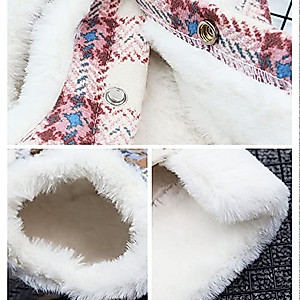 FrenchyB Dog Warm Vest for Small Dogs | Warm Pullover Dog Vest with Leash Attachment D-Ring on Back Windproof Soft Lined Dogs Vest (Large, Blue)