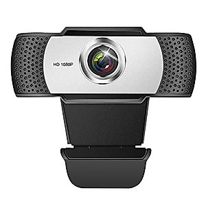 Full HD Webcam 1080P with Microphone,120 Degrees Wide Angle Business Webcams Streaming USB Web Camera - W302 Computer Camera for Video Calling, Recording, Conferencing, Teaching, OBS, PC Laptop