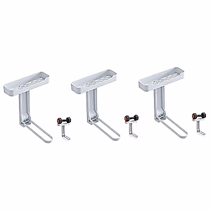 Cabilock 3pcs Hanger Storage Rack Collapsible Garment Rack Wall Mount Clothing Rack Wall Mounted Clothes Rack Home Clothes Storage Organizer Clothes Hangers Storage Stacker Coat Hanger Rack