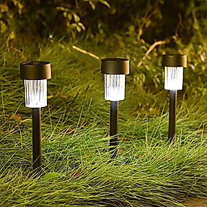 MAGGIFT 12 Pcs Solar Pathway Lights Solar Garden Lights Outdoor Solar Landscape Lights for Lawn, Patio, Yard, Walkway, Deck, Driveway and Garden