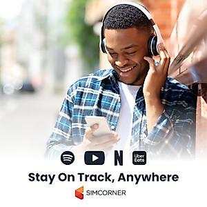 SimCorner Thailand Travel SIM Card (35GB, 15 Days) - AIS SIM for Tourists w/Free AIS WiFi & Prepaid Talktime - 3-in-1 4G Hotspot Card: Standard, Micro, Nano SIM for Unlocked Phones