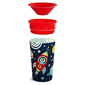 Munchkin® Miracle® 360 Degree Glow in The Dark Sippy Cup, 9 Ounce, Astronaut, Red
