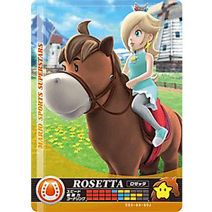 Nintendo Mario Sports Superstars Amiibo Card Horse Racing Rosalina for Nintendo Switch, Wii U, and 3DS
