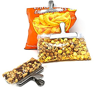 Norpro Stainless Steel Jumbo Bag Clip, 7 x 1.2 x 3.5 inches, Silver