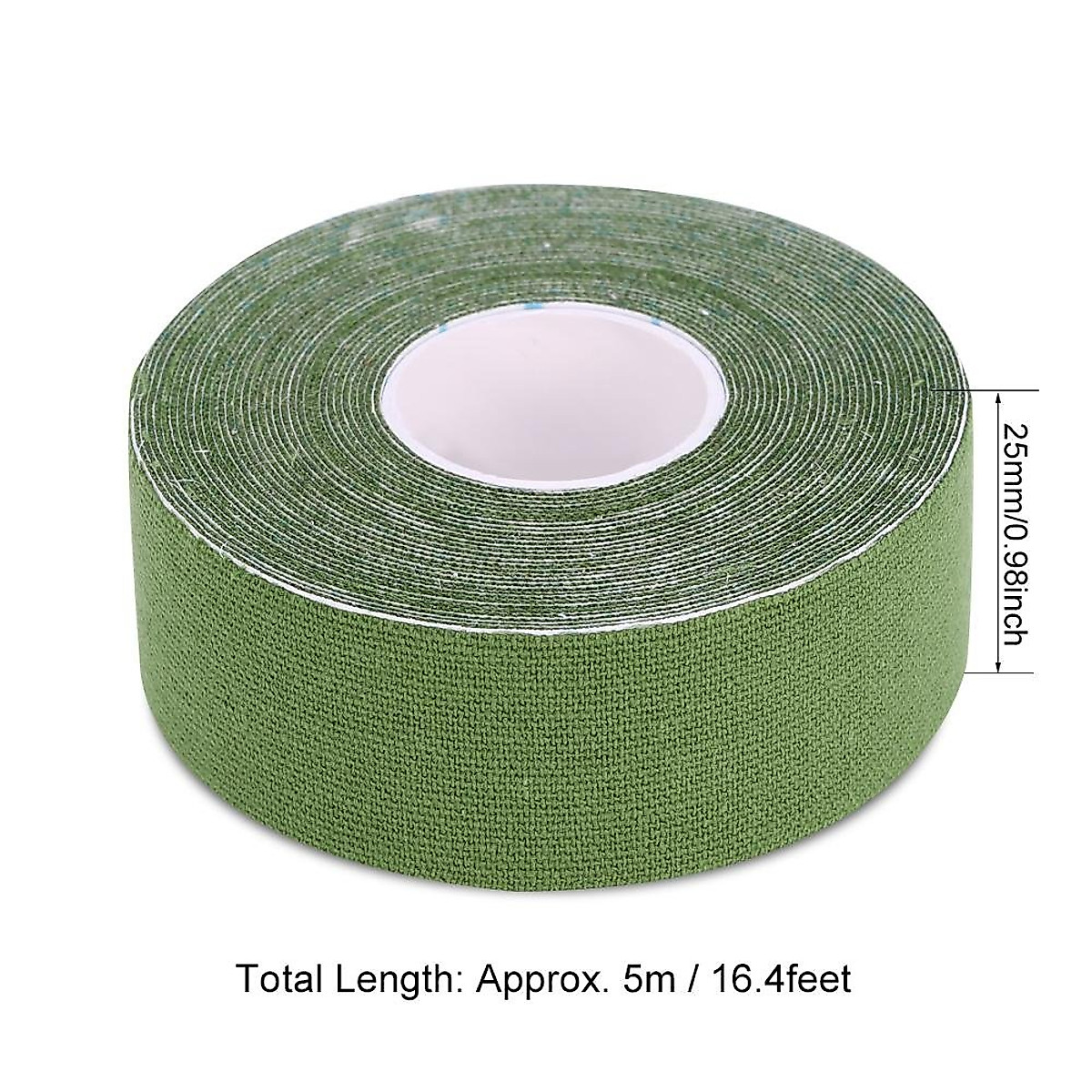 EVTSCAN Muscle Tape, 1Roll Cotton Elastic Adhesive Strain Injury Muscle Sports Sticker Bandage Tape(Green)